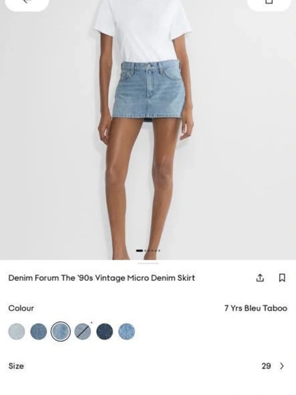 Denim Forum | Skirts | Denim Forum Light Blue Denim Mini Skirt | Poshmark